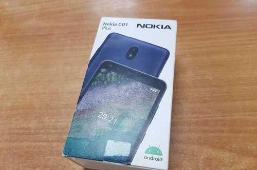 Nokia C01 Plus 1/16Gb Blue с гарантией до апреля
