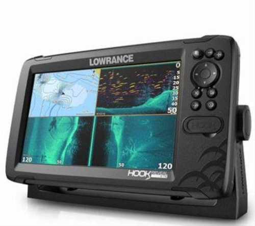 Картплоттер Lowrance hook Reveal 9 TripleShot ROW