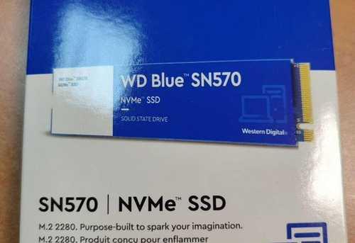 Продам новый M2 2280 SSD wd blue 500gb