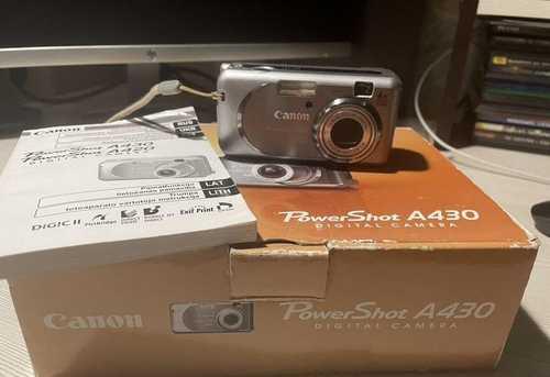 Цифровой фотоаппарат Canon A430