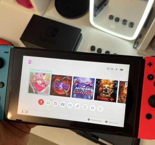 Nintendo Switch V2 прошитая, microSD 128 гб