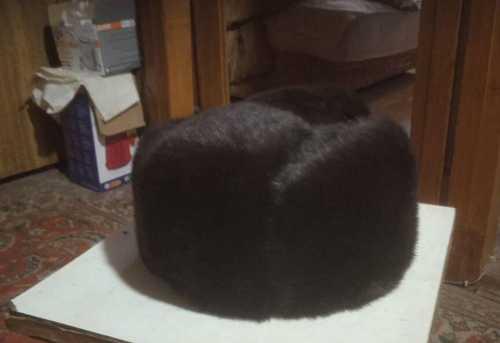 Норковая шапка мужская 58 размера