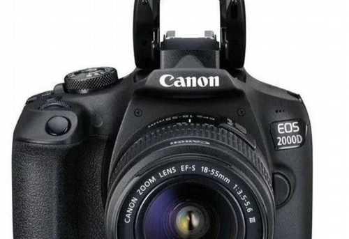 Зеркальный фотоаппарат canon eos2000d kit kit