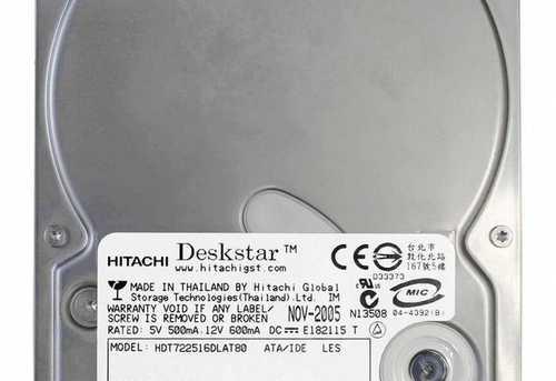Жесткий диск Hitachi HDT722516dlat80 164Gb IDE 3.5