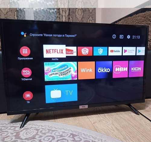 Телевизор TCL Android TV 32 дюйма 81 SMART TV HD