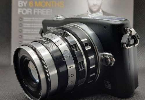 Фотоаппарат Olympus pm1 с объективом Индустар