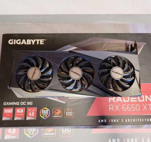 Gigabyte RX 6650 xt 8gb 128bit gddr6