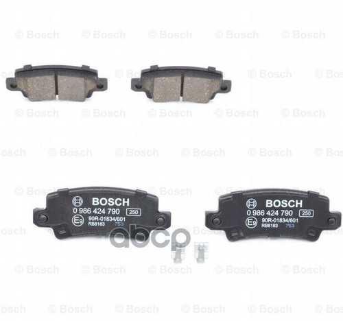 Колодки тормозные дисковые зад 0986424790 Bosch