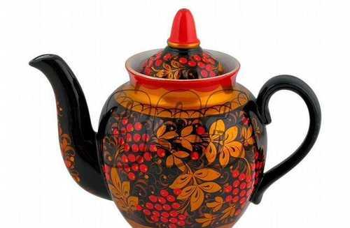 Уц) Чайник заварочный керамика Хохлома Ка (50684)
