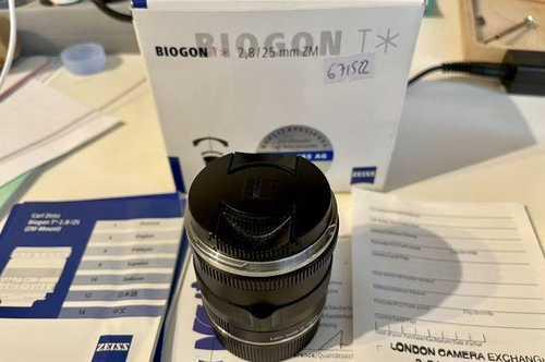 Carl Zeiss Biogon 25/2,8 ZM