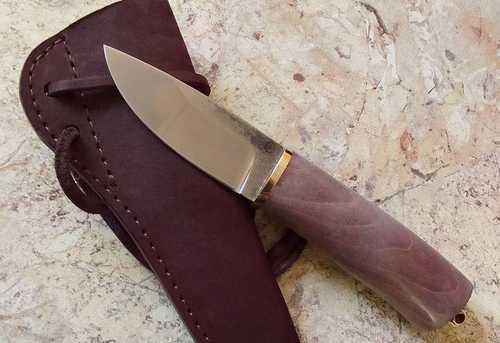 Нож кованый "Саом" 95х18 стаб. клён