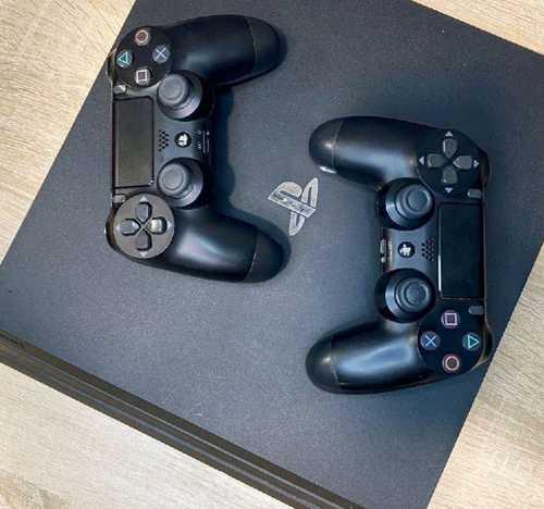 Sony playstation 4 ps4 pro 1tb 2 геймпада