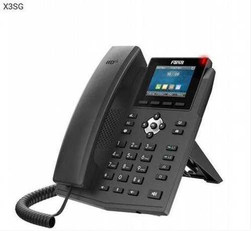 IP-телефон Fanvil X3SG SIP Чёрный, X3SG