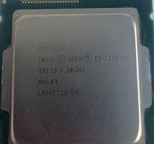 Процессор intel Xeon e3 1230v3