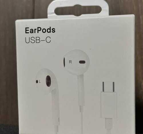 Наушники earpods type-c проводные