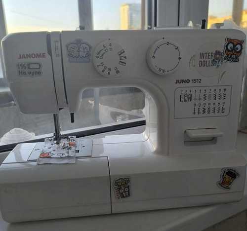 Швейная машинка janome Juno 1512 б/у