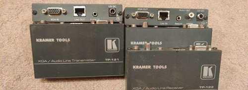 Kramer TP-122 и TP-121. Передача для витой паре ау