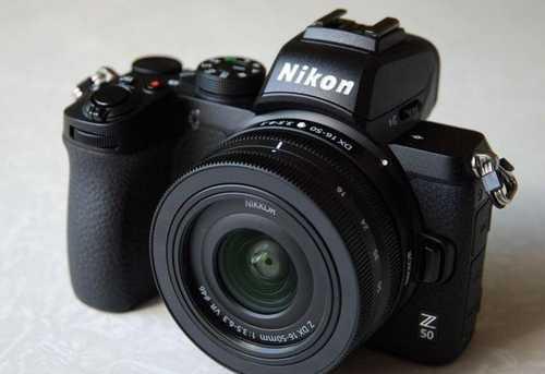 Nikon z50 kit 16-50mm f/3.5-6.3 vr. рст