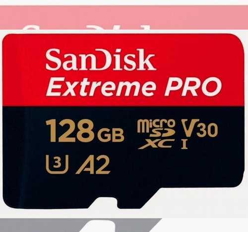 Карта памяти SanDisk microsdxc 128 GB Extreme