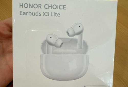 Беспроводные нашуники honor choice earbuds X3 lite