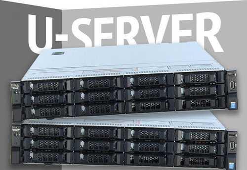 Сервер Dell R730XD 12*3.5 2*2699v4 64Gb H730p 2*75