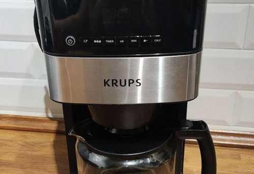 Кофеварка капельная Krups со встроенной кофемолкой