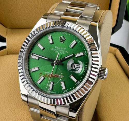 Мужские часы Rolex Datejust Oyster green