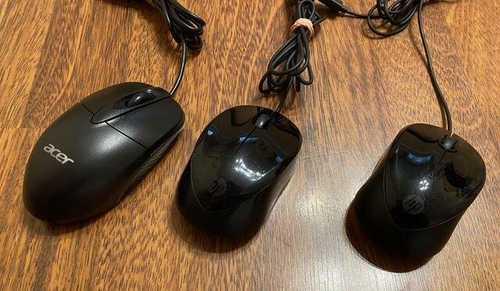 Компьютерная мышь проводная (3 штуки)
