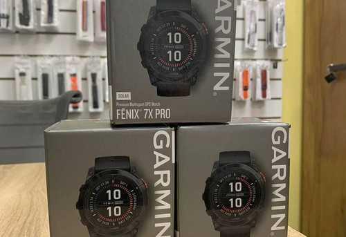 Garmin Fenix 7X Pro Solar 51mm Черные Новые