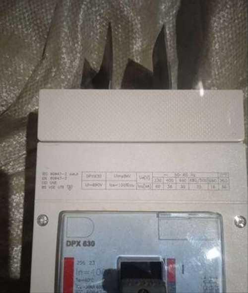 Автоматический выключатель legrand dpx630
