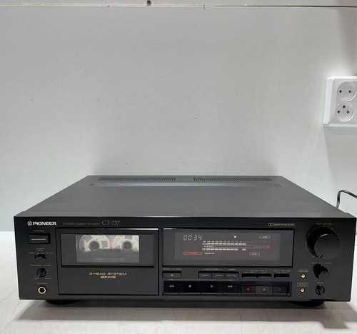 Pioneer CT-737 Трехголовая кассетная дека Japan