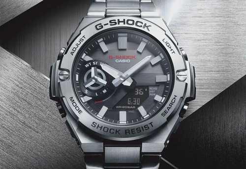 Casio G-Shock Steel GST-B500D-1A bluetooth часы