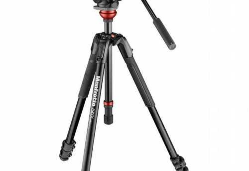 Штатив Manfrotto 190XV с головой MVH500AH