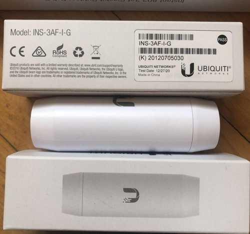 PoE-преобразователь Ubiquiti INS-3AF-I-G 802.3af G