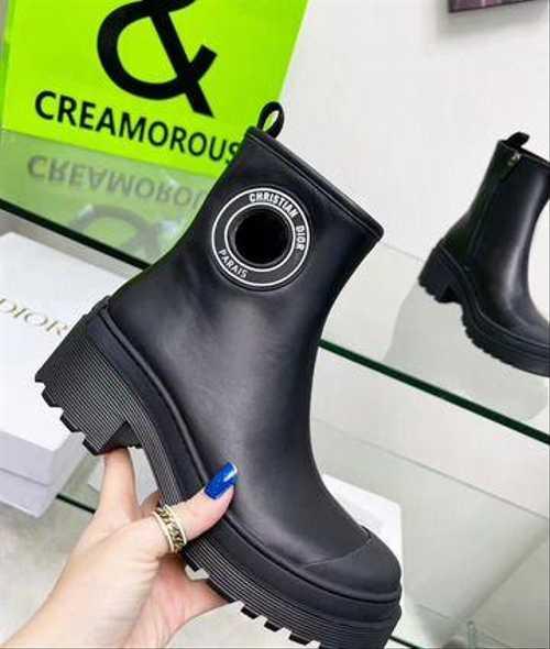 Женские ботильоны Dior черные