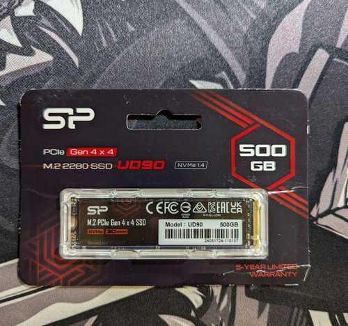 SSD NVMe Silicon Power UD90 на 500 гб (новый)