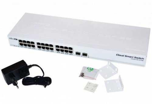 Коммутатор mikrotik CSS326-24G-2S+RM, управляемый