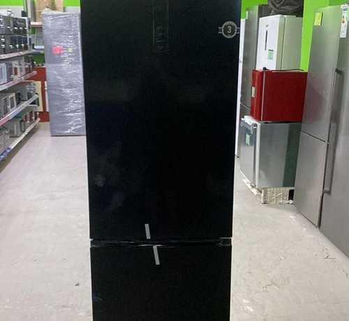 Холодильник с морозильником dexp B4-0340BKA черный