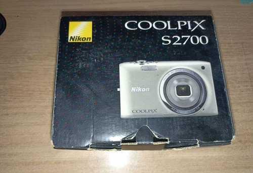 Компактный фотоаппарат Nikon Coolpix S2700
