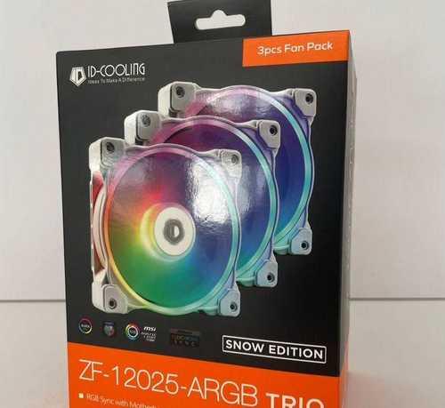 Вентилятор Fan ID-Cooling ZF-12025-argb-trio-snow