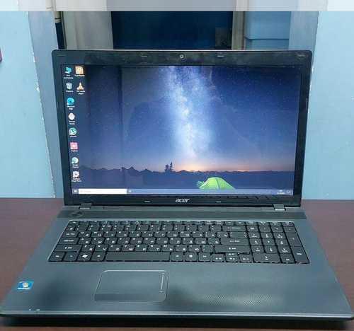 Acer 7250 17.3", E-450, 6 Gb, 240 Gb ssd