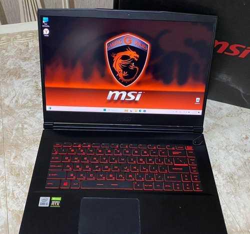 Игровой Msi GF63 RTX 3050 /i5/SSD512 1t/16gb/144Hz