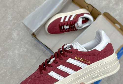 Кроссовки Adidas Gazelle Bold Bordo