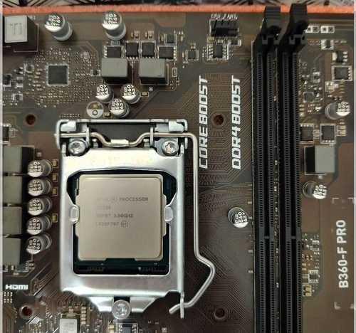 Проц Intel CC150 (i9 9900)   мат. плата Gigabyte B