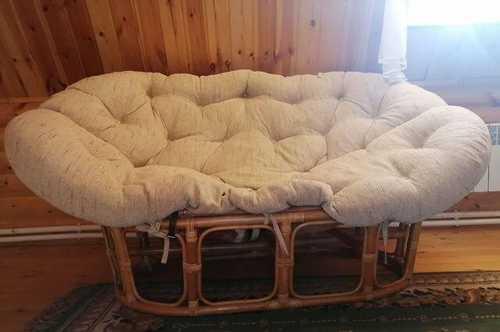 Ротанговый диван - кушетка