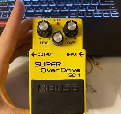 Гитарная педаль boss SD-1 super overdrive