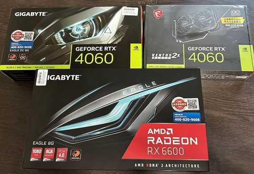 Видеокарта gigabyte amd radeon rx 6600 eagle 8 гб