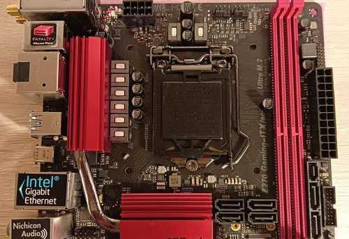 Материнская плата lga 1151 mini itx ASRock z270