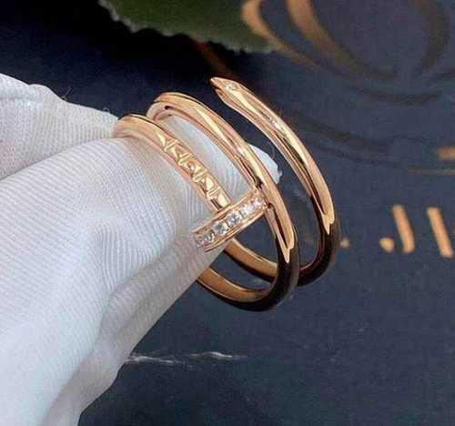 Кольцо Cartier Juste un Clou, золото 0,08ct