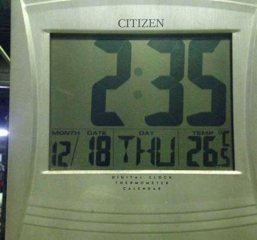Citizen часы с термометром